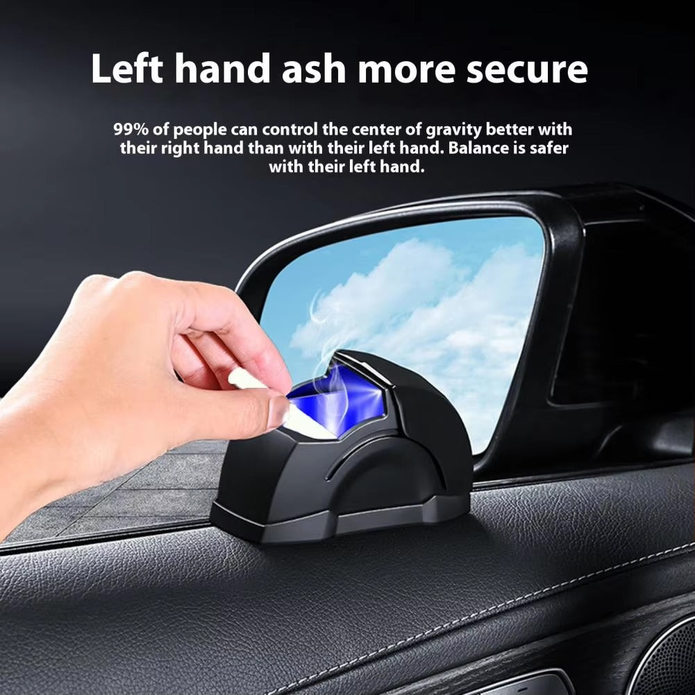Universal Door Ashtray with LED Lights Sliding Cover Design Ashtray ...