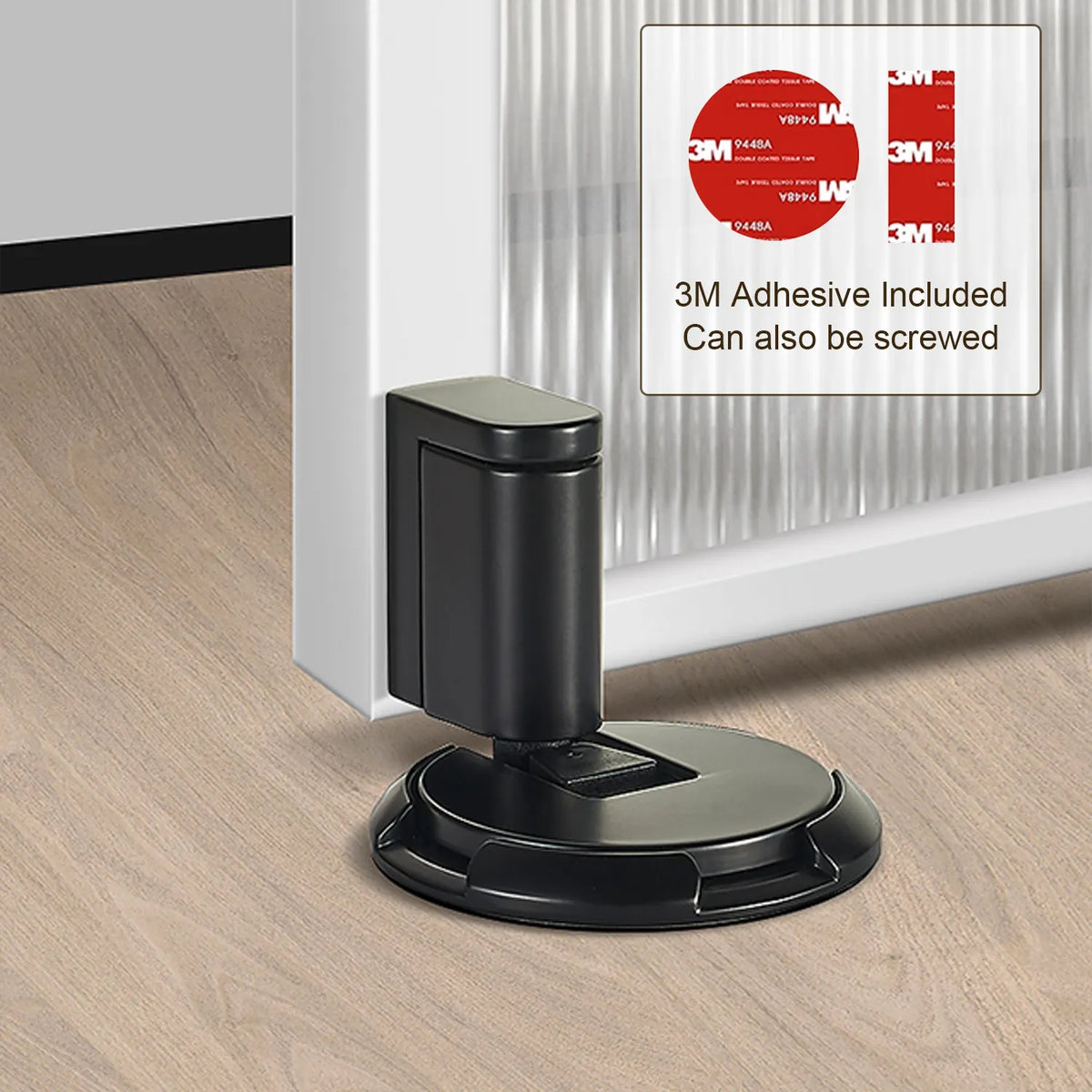 Punch-free door stopper top household ground suction strong magnetic ...