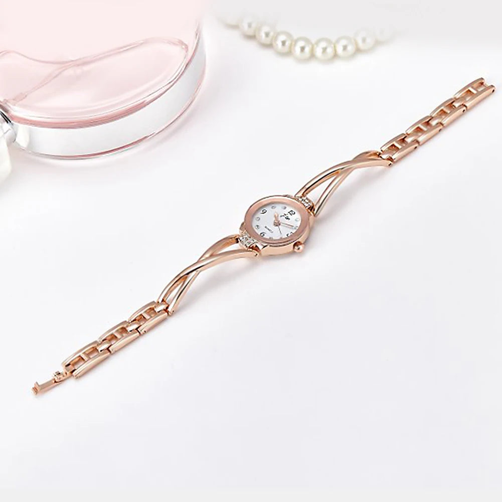 Luxury Simple Small Round Dial Women Watches – BlackOwl